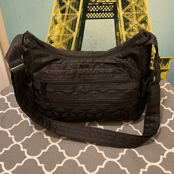 lug | Bags | Lug Camper Black Subtle Shine Bag | Poshmark
